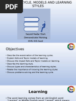 Kolbs Learning Styles and Experiential Learning Cycle | PDF | Learning Styles | Learning