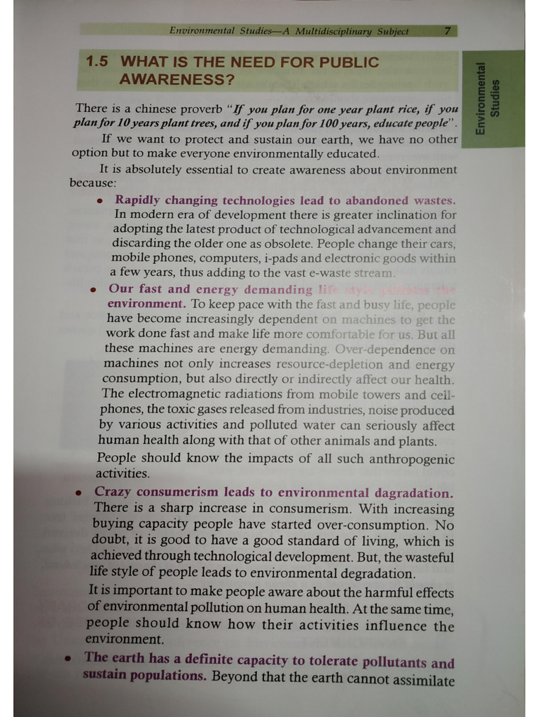 Need For Public Awareness and Other Topic | PDF