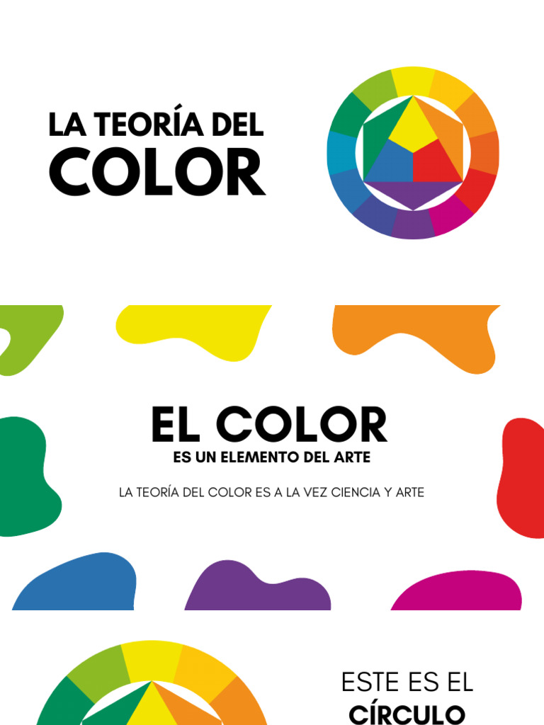 La Teoría Del Color - Círculo Cromático | PDF