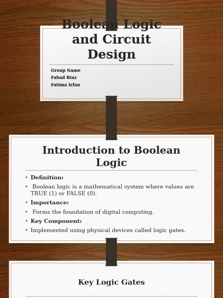 Boolean Logic and Circuit Design Computer Architecture | PDF