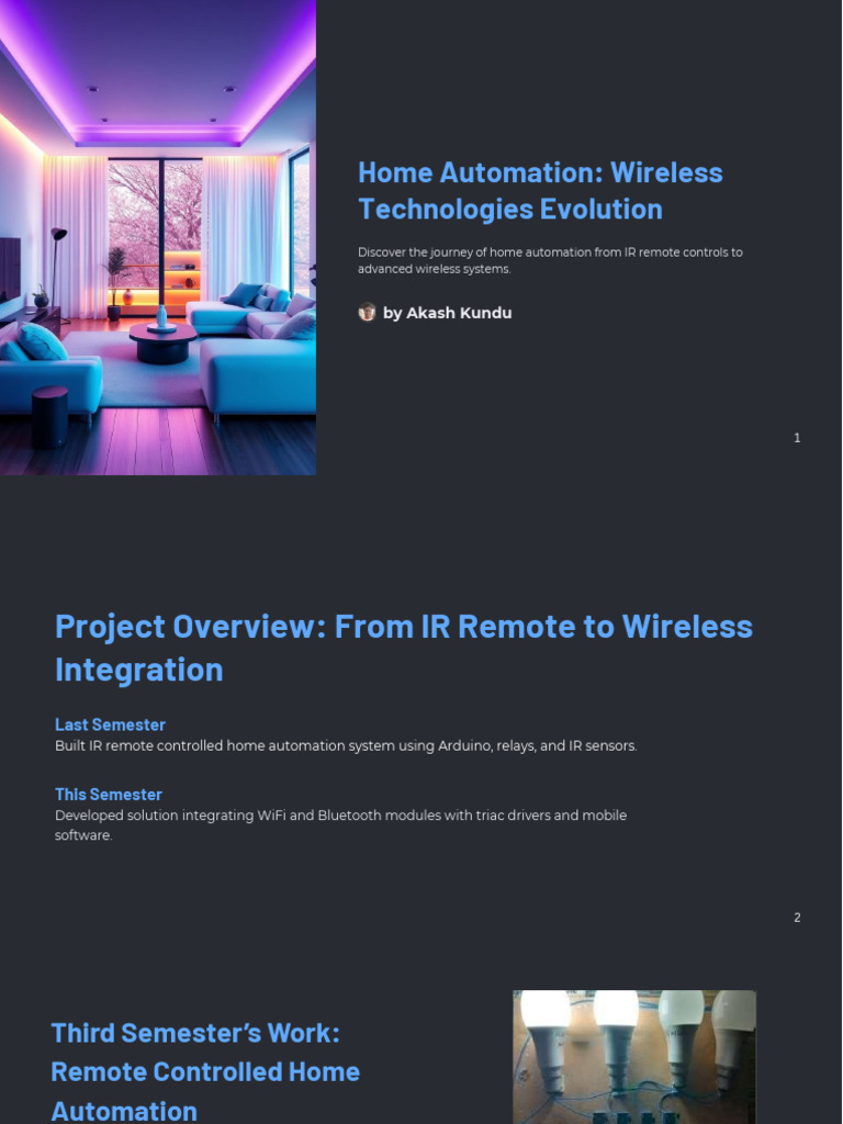 Home Automation: Wi-Fi & Bluetooth Integration | PDF | Home Automation ...