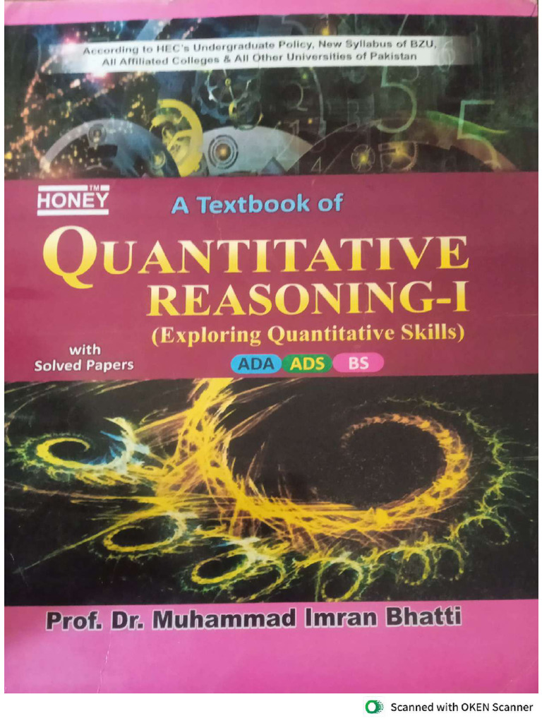 Quantitative Reasoning PDF by Imran Bhatti - Compressed - Compressed | PDF