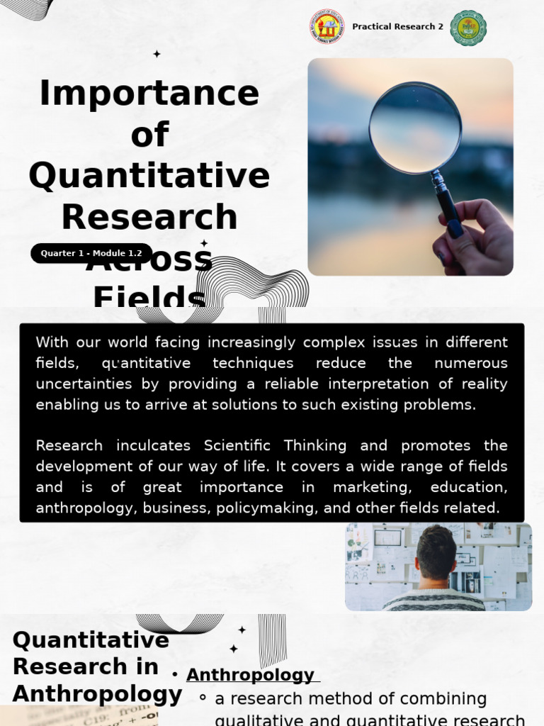Module 1.2 Importance of Quantitative Research Across All Fields | PDF | Quantitative Research ...