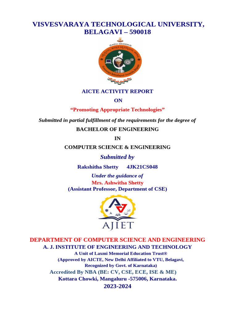 AICTE Activity 3 (Rakshitha) | PDF | Security | Computer Security