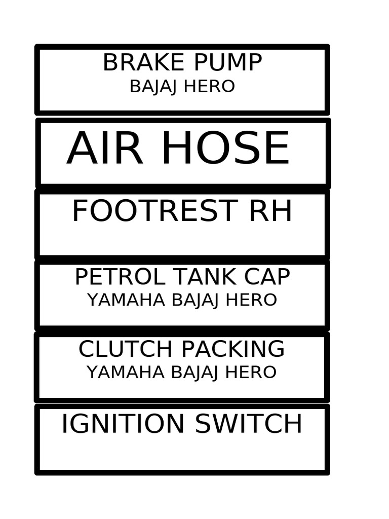 Cable Name Rack | PDF