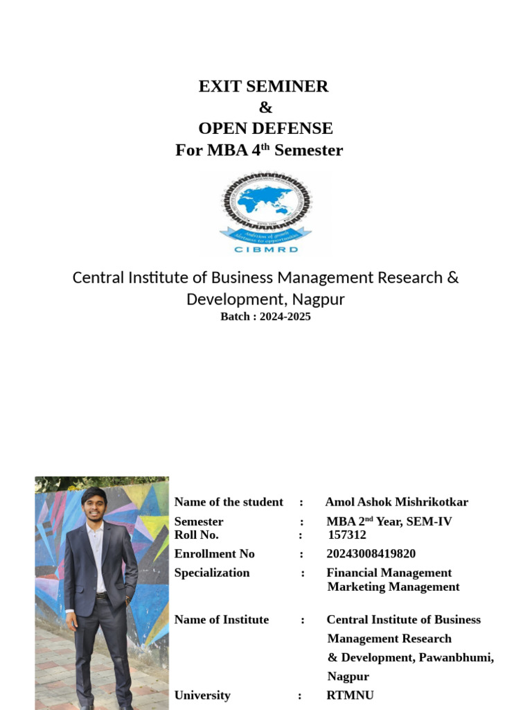 MBA Seminar Summary: Financial & Marketing Insights | PDF | Investing ...