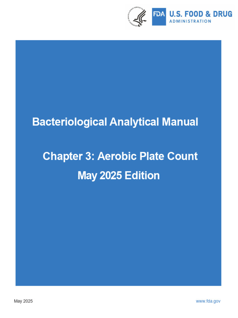 Aerobic Plate Count Methods Guide | PDF | Colony Forming Unit