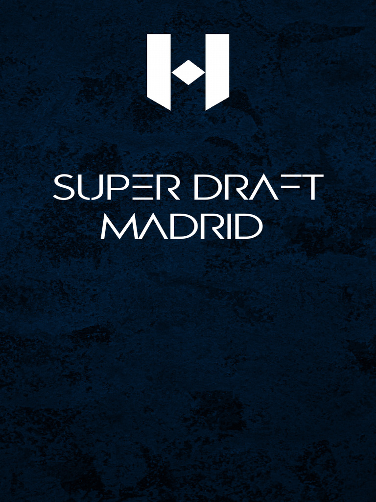 Super Draft Madrid 2025: Inscripciones Abiertas | PDF