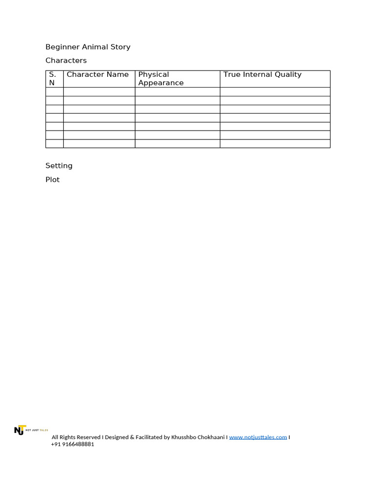 Types of Story Writing - Resource | PDF