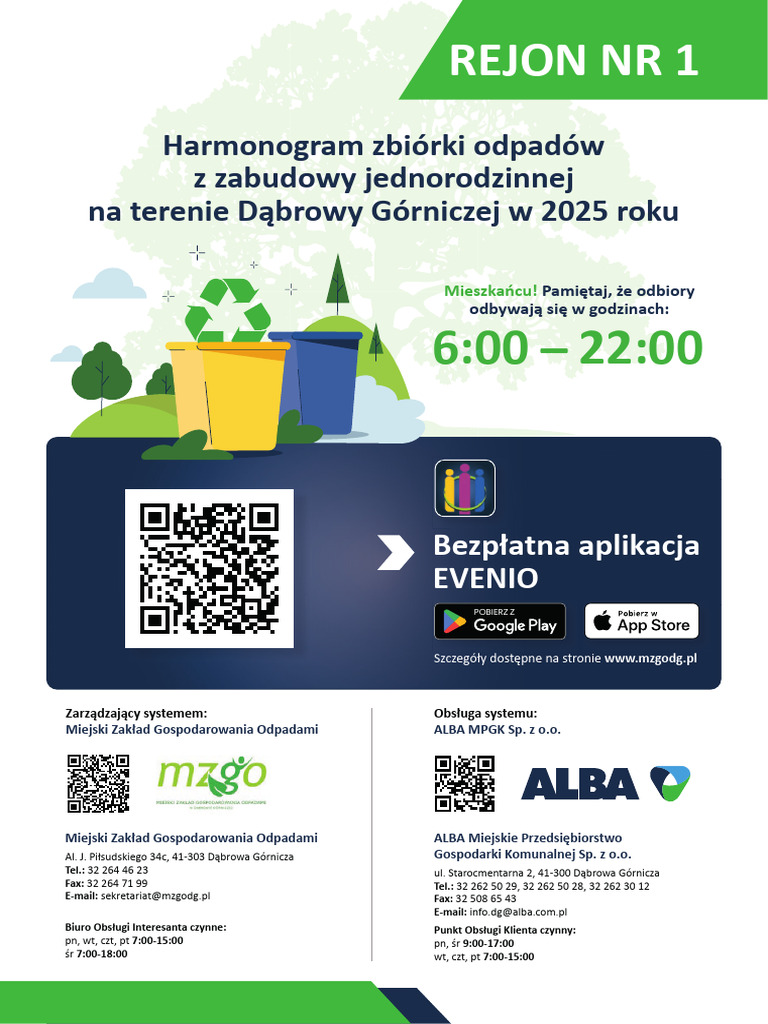 Dąbrowa Górnicza REJON 1 | PDF