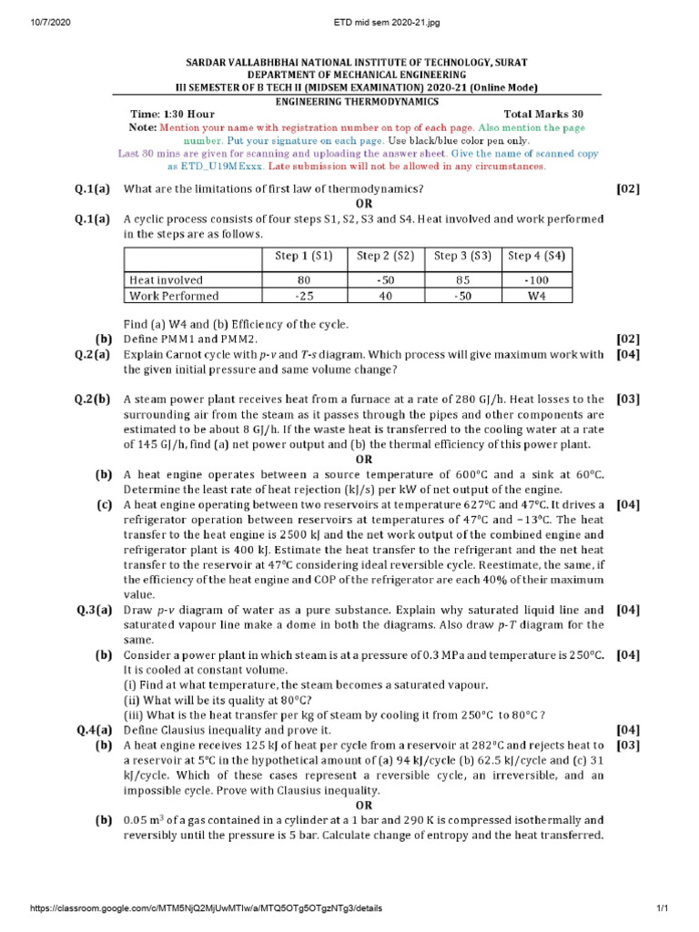 ETD Mid Sem 2020 | PDF