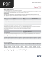Data Sheet Hardox 400 | PDF | Hardness | Wear