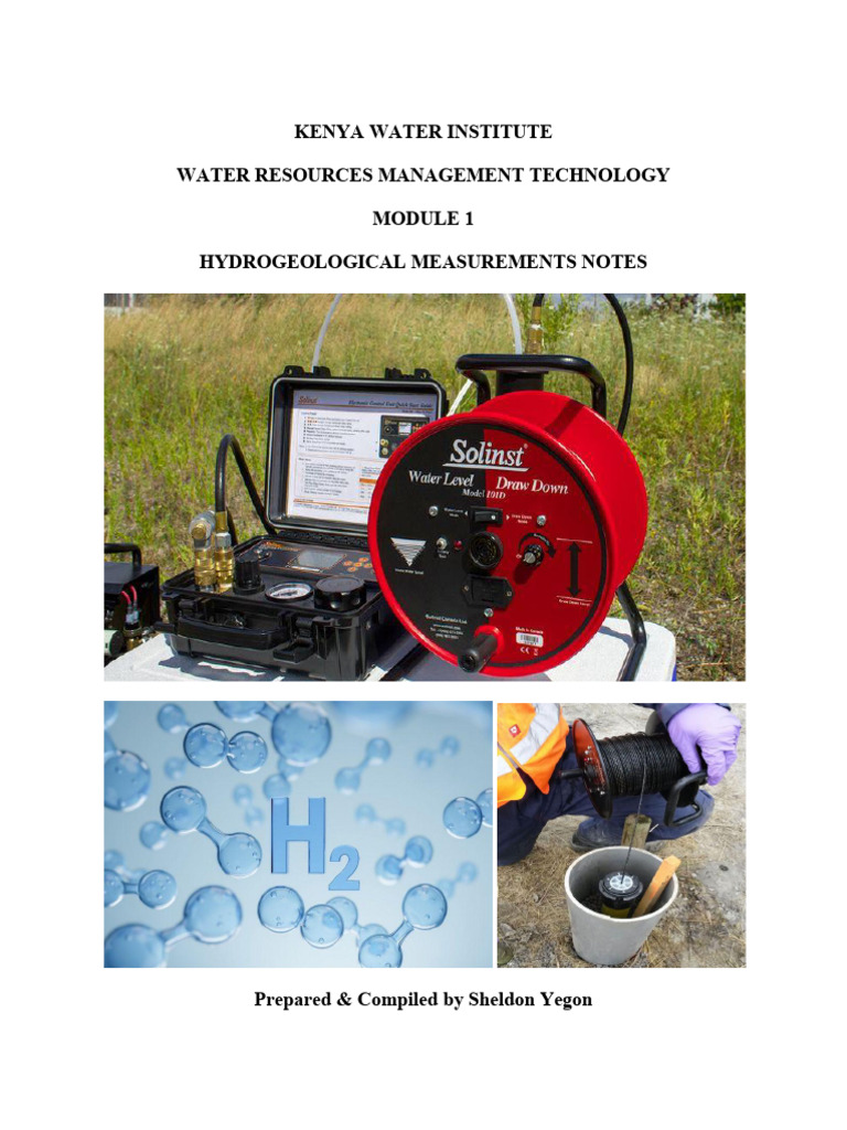 Hydrogeological Measurements Guide | PDF | Groundwater | Aquifer