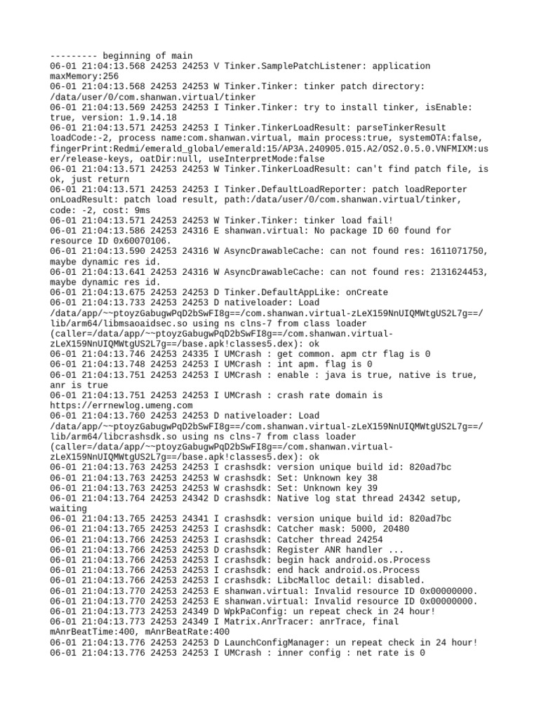 Tinker Patch Installation Log Analysis | PDF | System Software ...