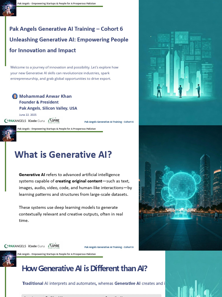 Cohort 6 Module 1 Day 1 Generative AI Empowering People For Innovation ...