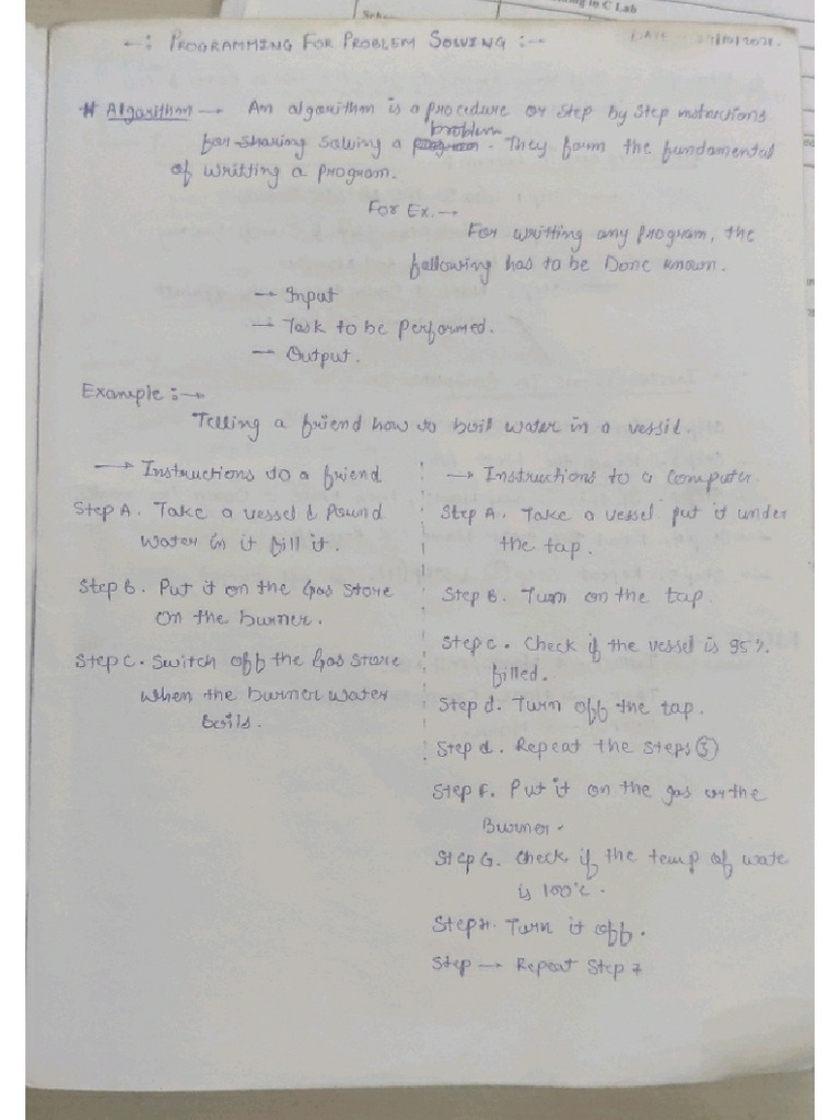 Pps Unit 1 Notes Pdf