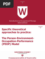 Understanding the MOHO in OT Practice | PDF | Occupational Therapy ...