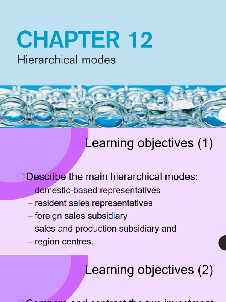 Hierarchical Mode | PDF