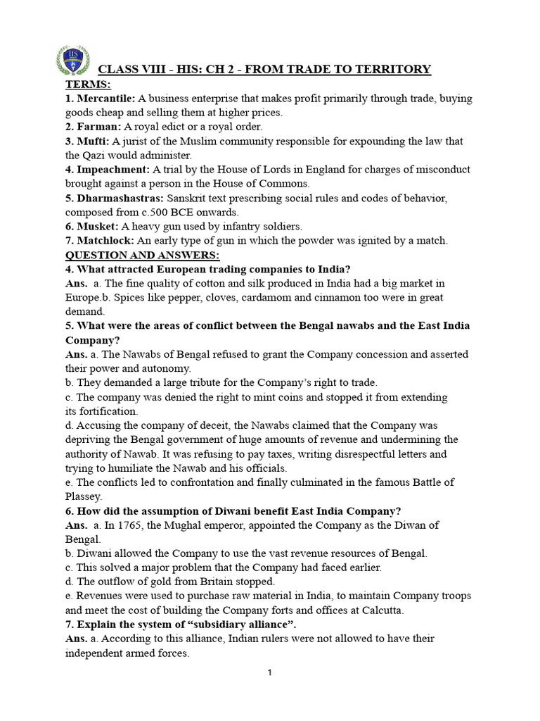 Grade 8 - Term I Compiled Notes (2024-25)-1 | PDF | Soil | Separation ...