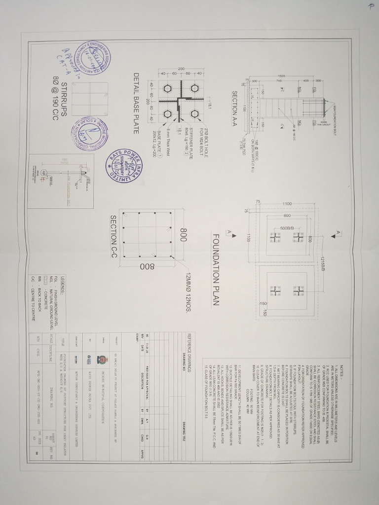 132 KV Foundation Isolator | PDF