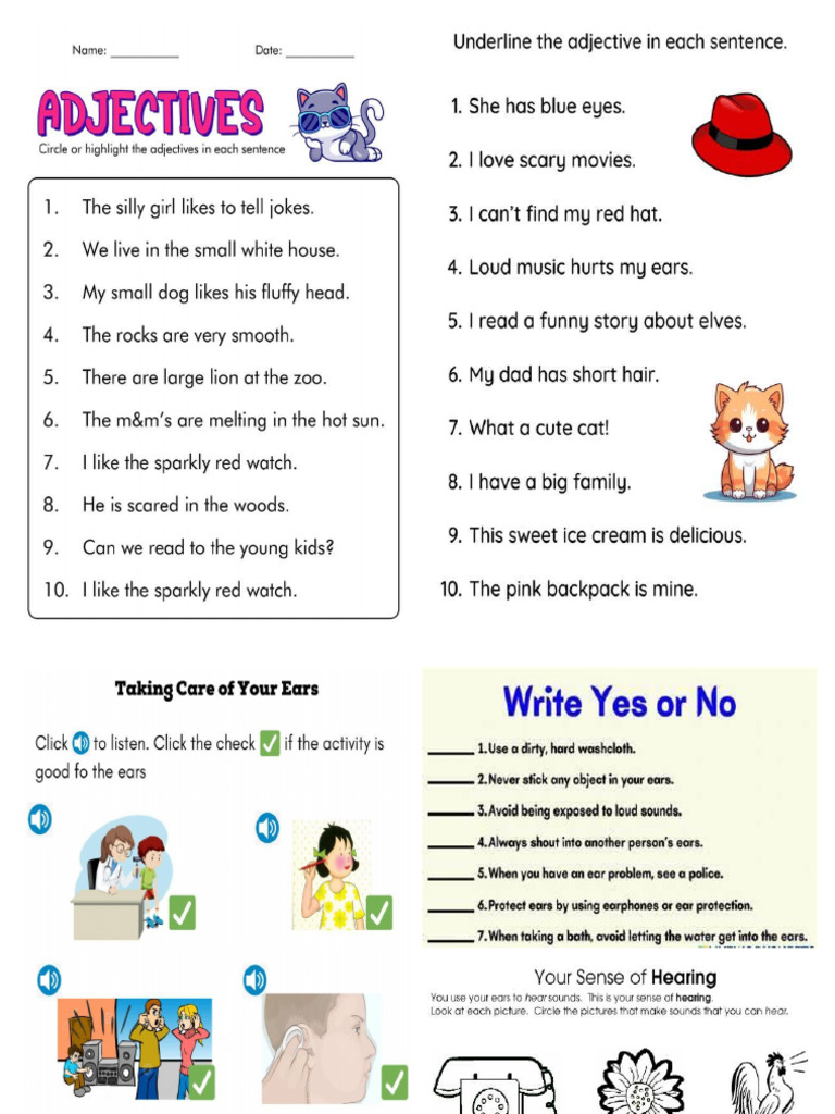 Adjectives Grade3 | PDF