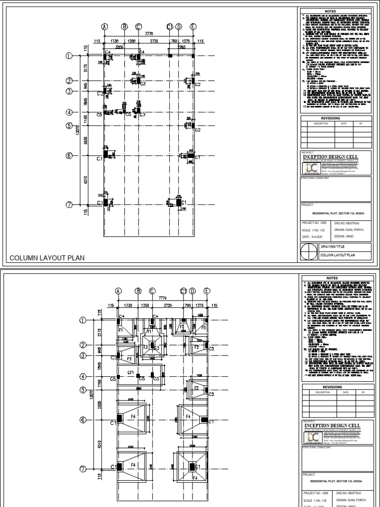 Final Structure Drawing | PDF | Structural Engineering | Building ...
