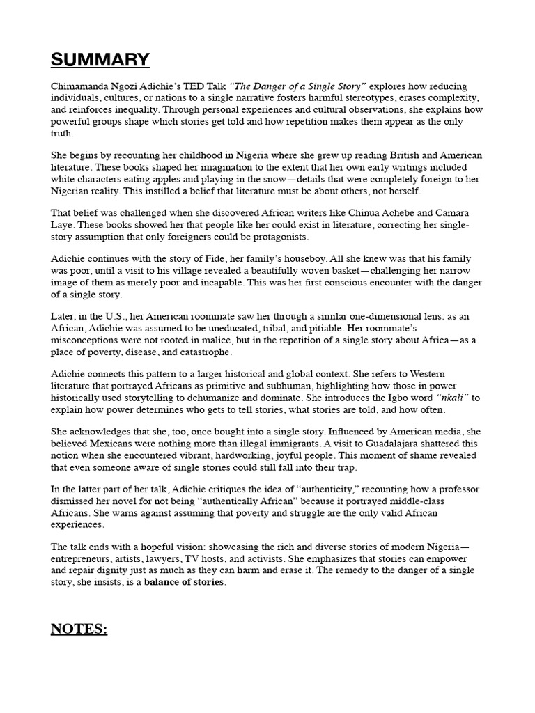 Chimamanda Ngozi Adiachie | PDF