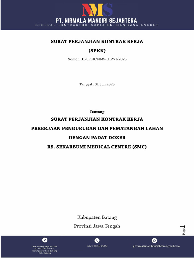 SPKK Batang Nms | PDF