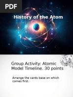 Timeline of Atomic Structure | PDF | Atoms | Electron