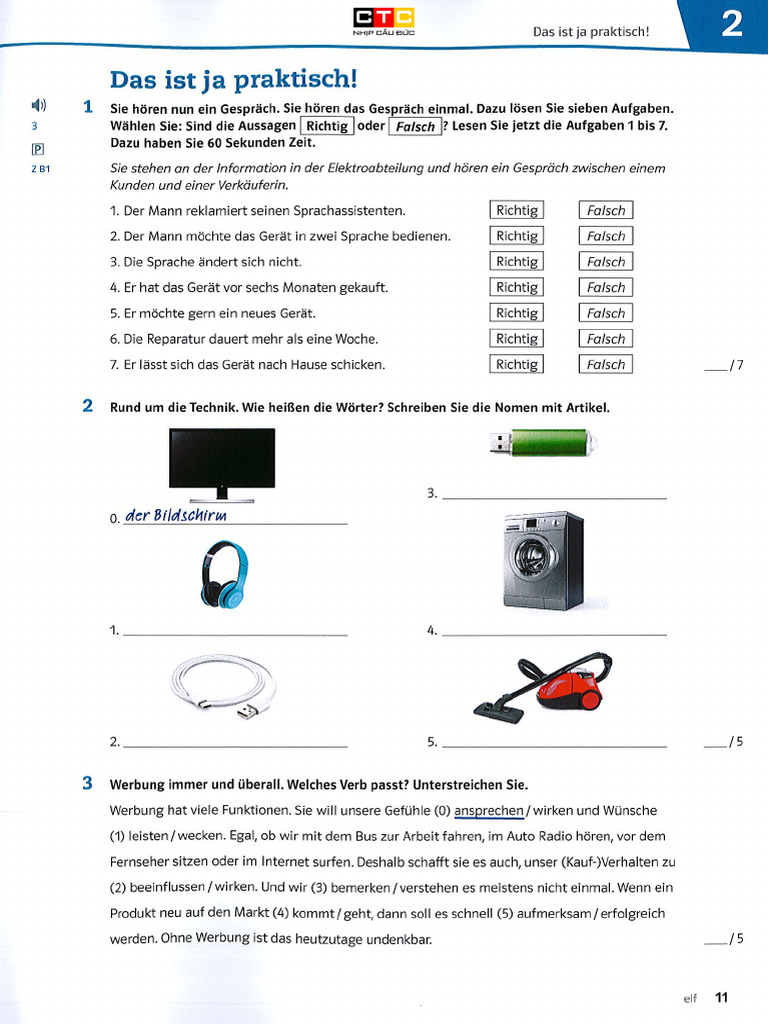 Netzwerk Neu B1 - Testheft | PDF