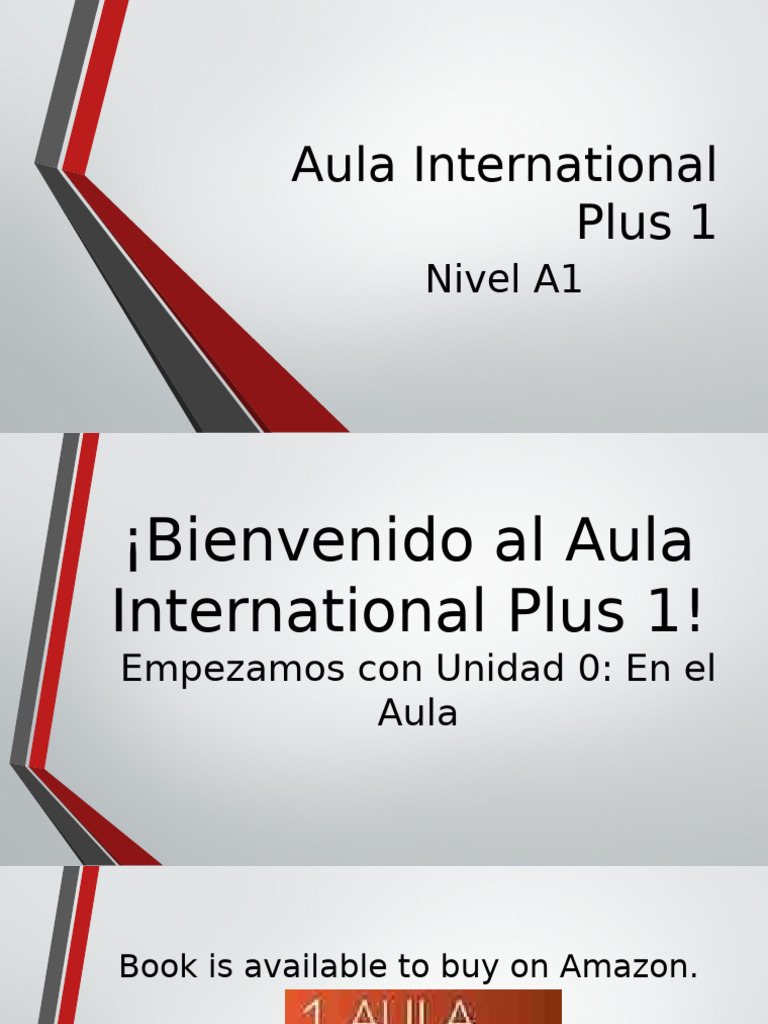 Aula International Plus 1 | PDF