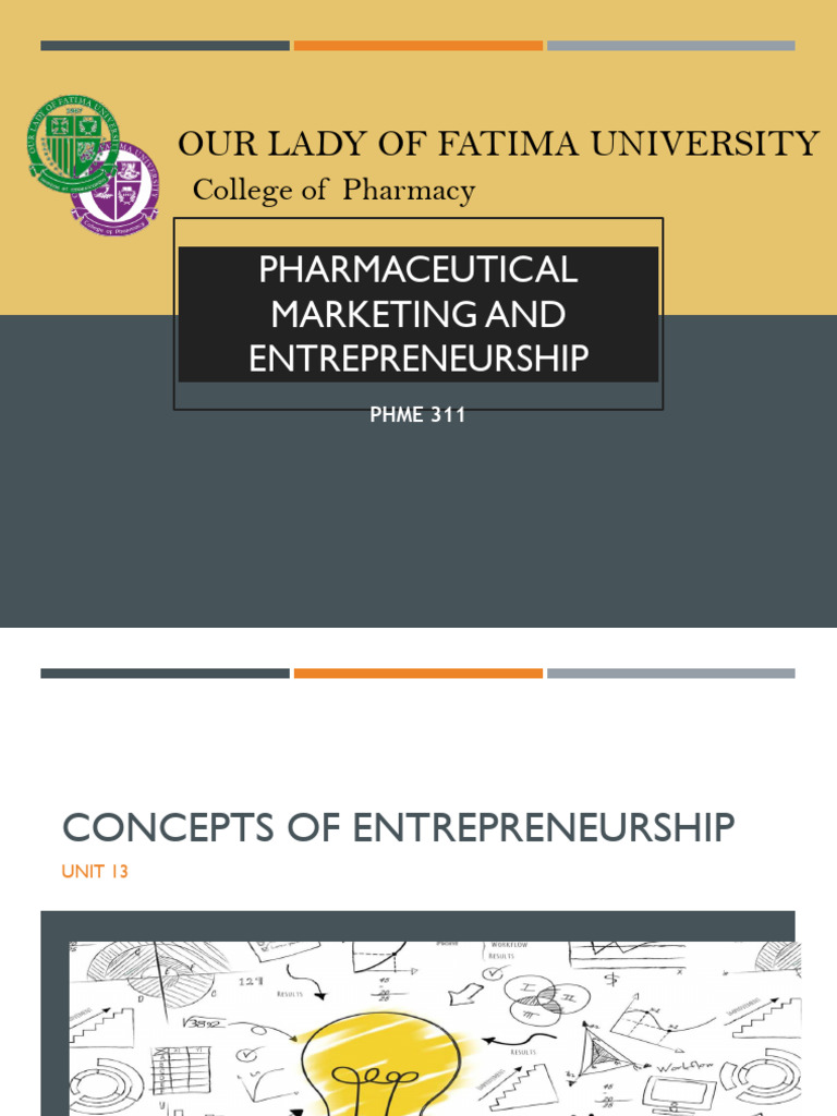 Entrepreneurship in Pharmaceutical Marketing | PDF | Limited Liability ...