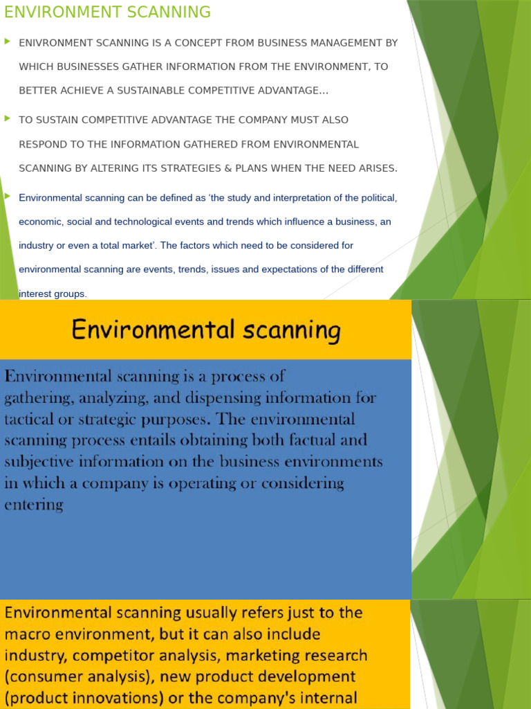 Environment Scanning New | PDF