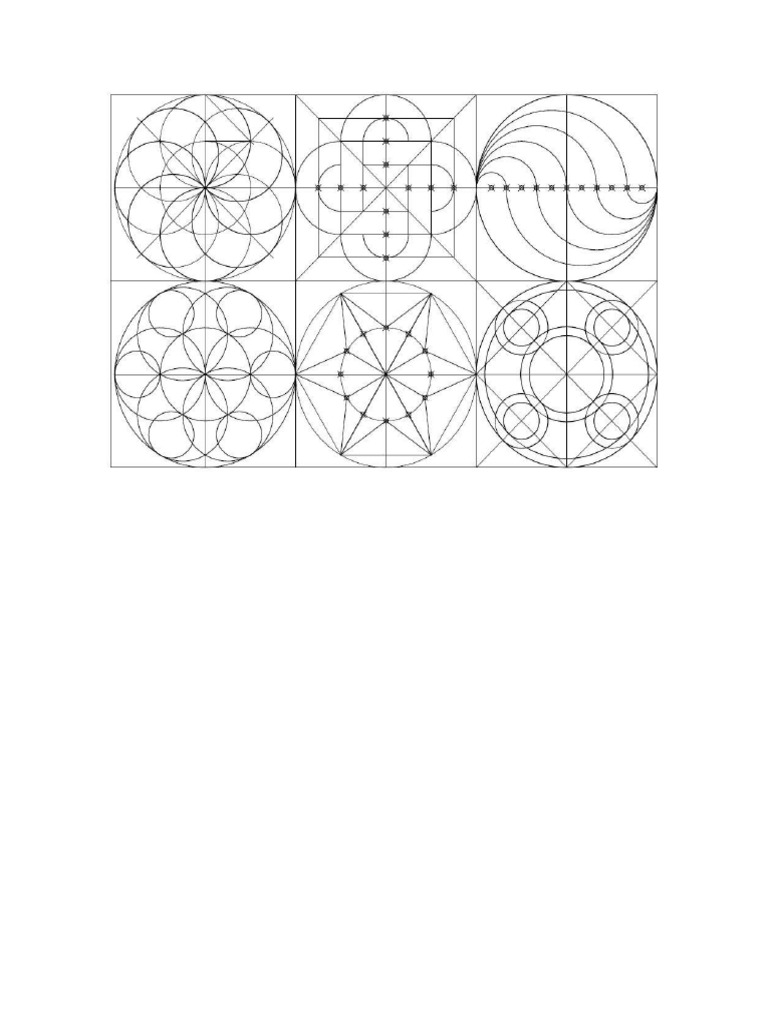 Plancha de Figuras y Uso de Compas | PDF