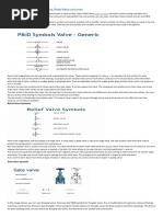 P&ID Valve Symbols Guide | PDF | Valve | Liquids