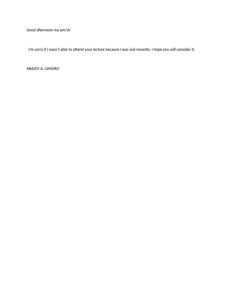 Good Afternoon-WPS Office | PDF