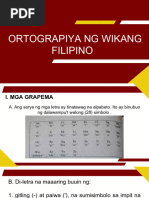 Ang Mga Pantig | PDF