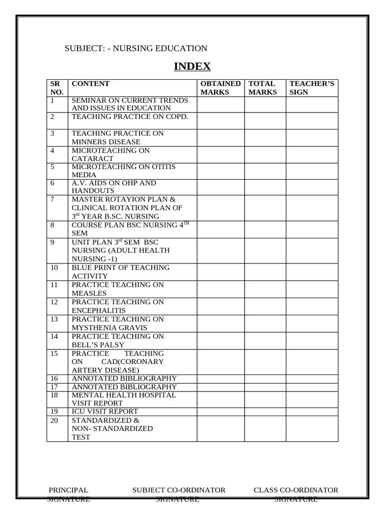 Nursing Education Seminar and Plans | PDF