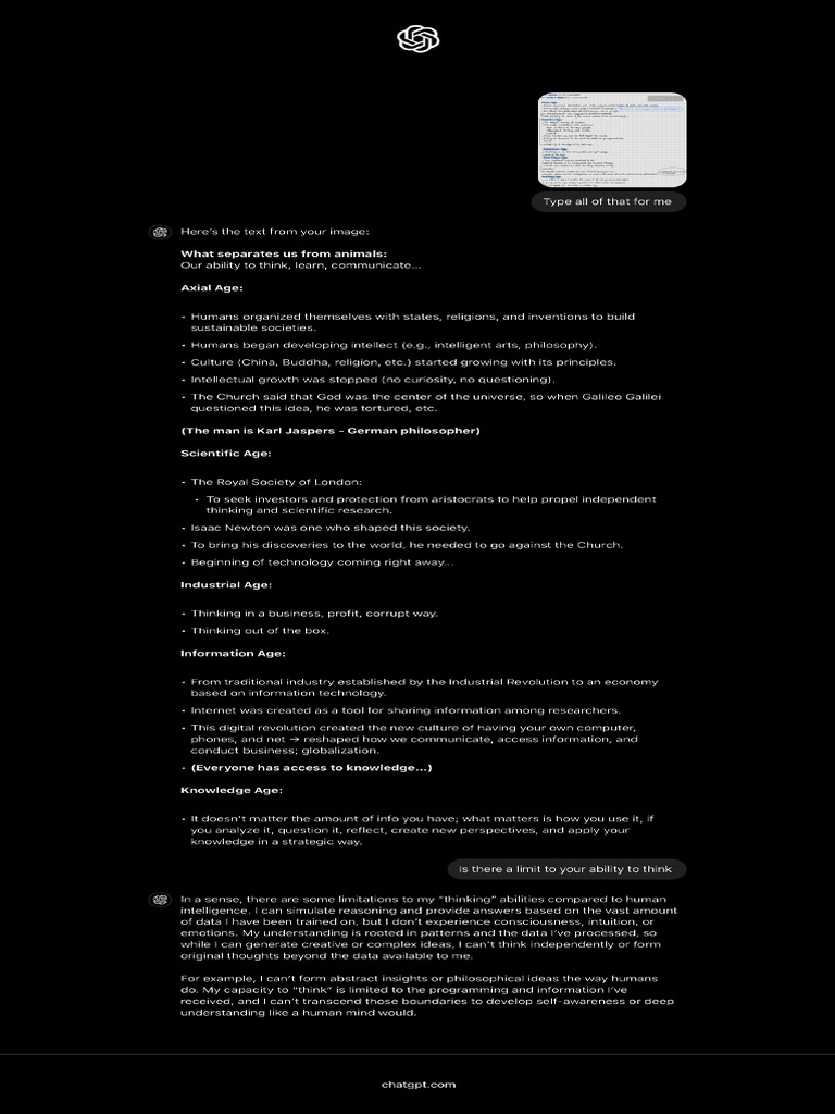 Evolution of Human Thought | PDF