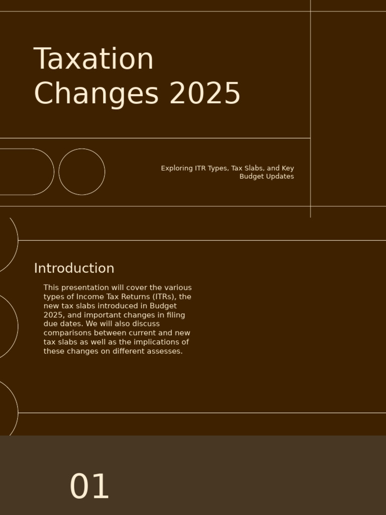 Taxation Changes 2025 | PDF | Taxes | Tax Bracket