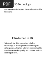5G Technology Presentation | PDF