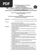 Contoh SK Tim Penyusun KSP | PDF