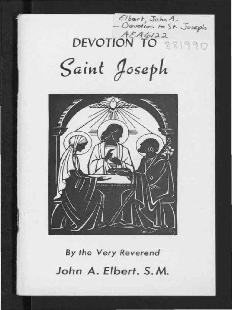 Devotion To St. Joseph, Rev. John Elbert, S.M., 1952 | PDF | Mary ...