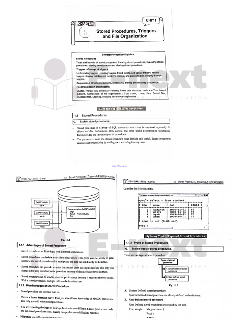 DBMS TechMax Scan (E-Next - In) | PDF