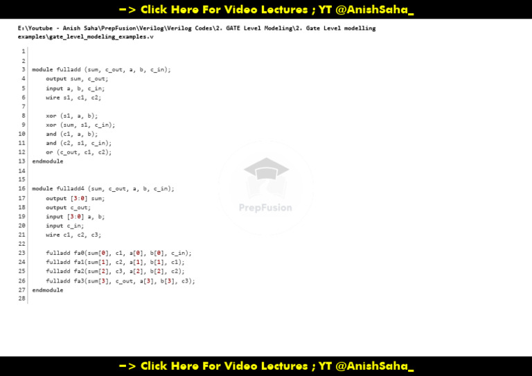 Gate Level Modeling Examples.V | PDF