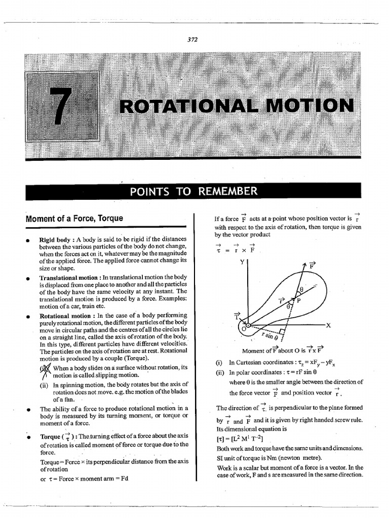 Marvel Rotational Motion | PDF