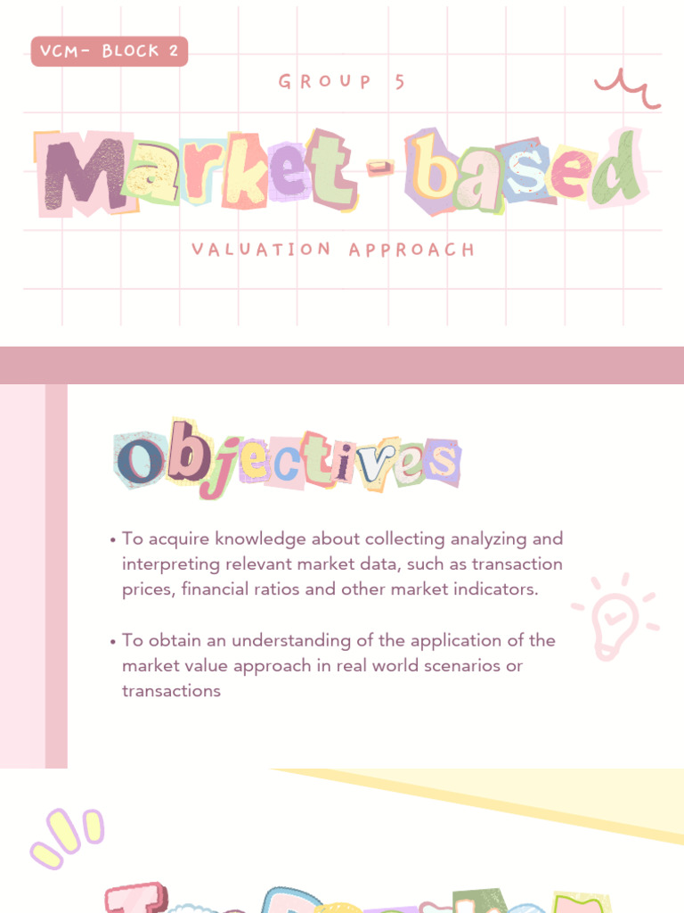 Market-Based Valuation Techniques Explained | PDF | Valuation (Finance ...