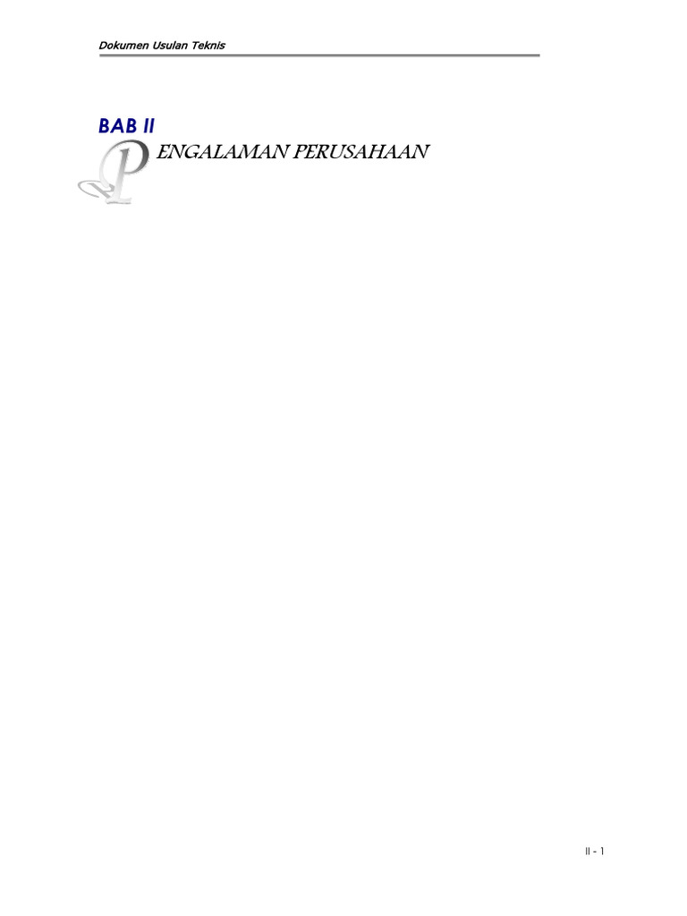 02.pengalaman Perusahaan | PDF