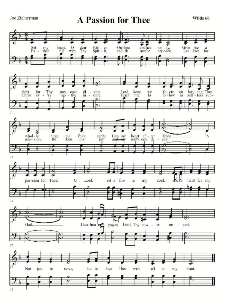 A Passion For Thee | PDF