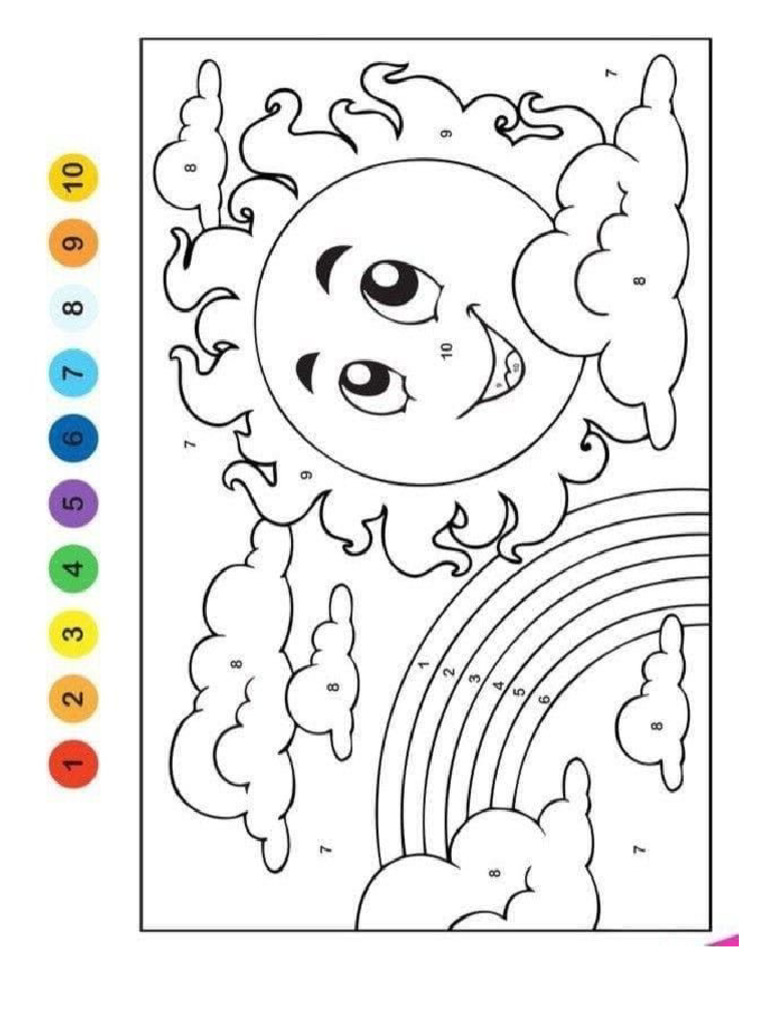 Colorea Con Numeros | PDF